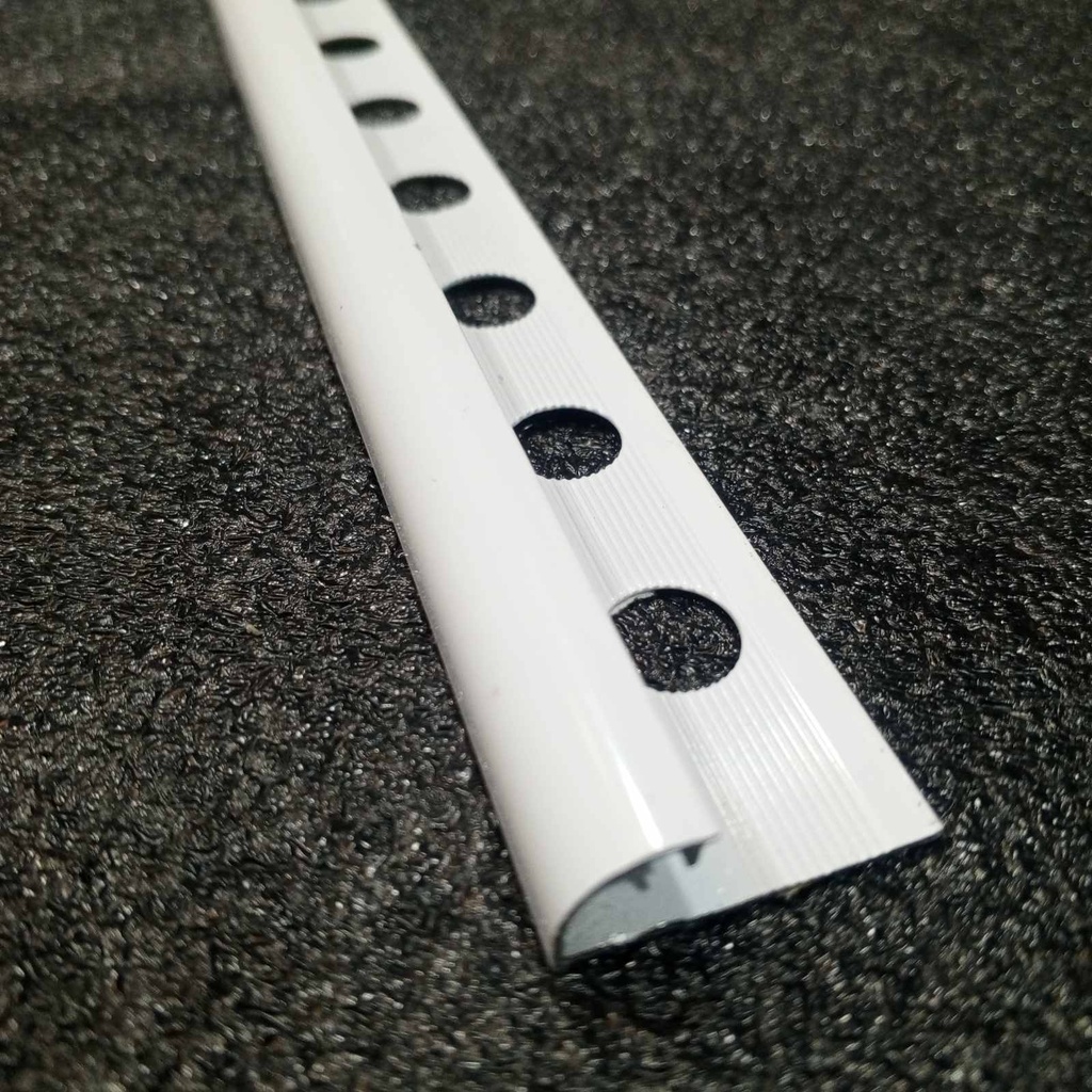 Tile trim Powder coating white TYA390 | Brain Coral Pvt Ltd
